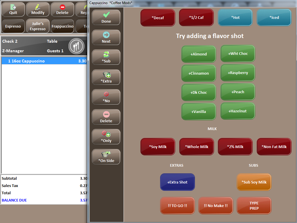 Café POS | Software for Coffee Shops | Focus POS Systems