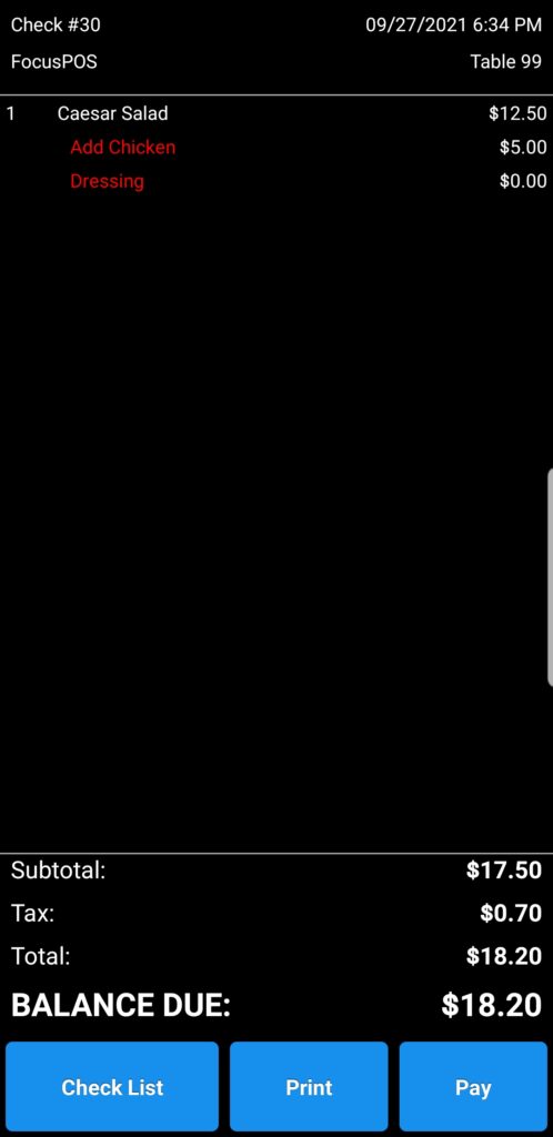 Mobile POS for Restaurants | Restaurant Mobile POS | Focus POS Systems